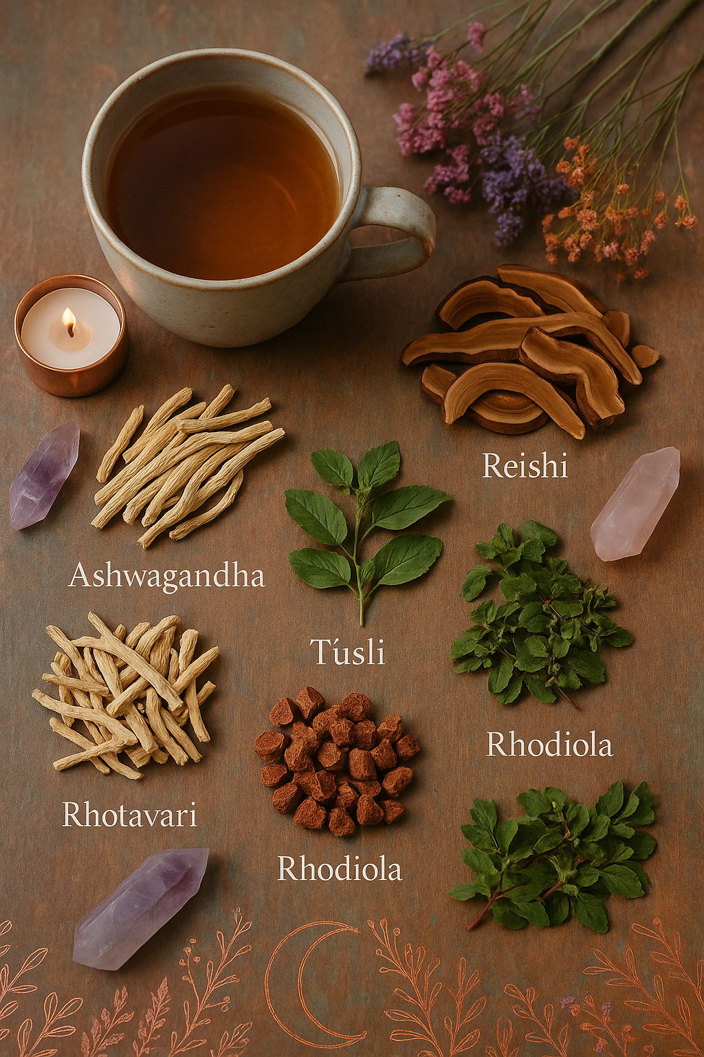 Top 5 Adaptogenic Herbs for Women’s Health & Balance – NewMoon Botanicals